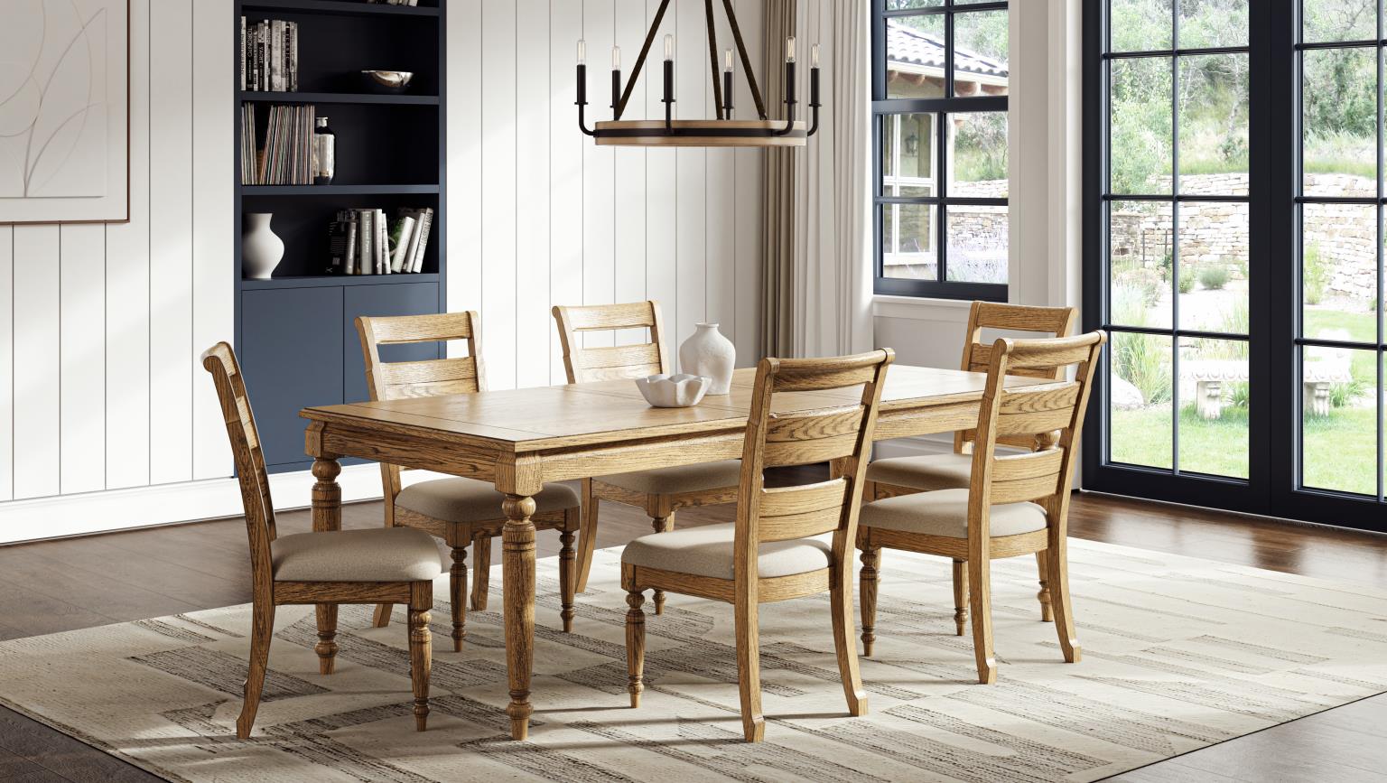 Bellamy Lane Caramel 7pc. Dining Collection – My Furniture Place