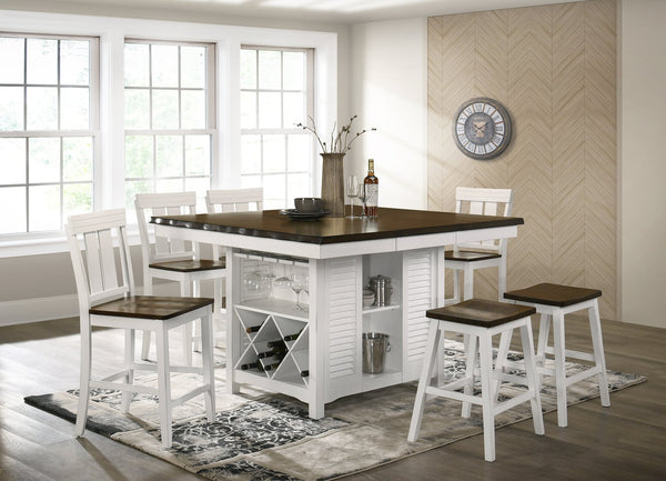 Live Edge Pub and Stool Counter Dining Set – My Furniture Place