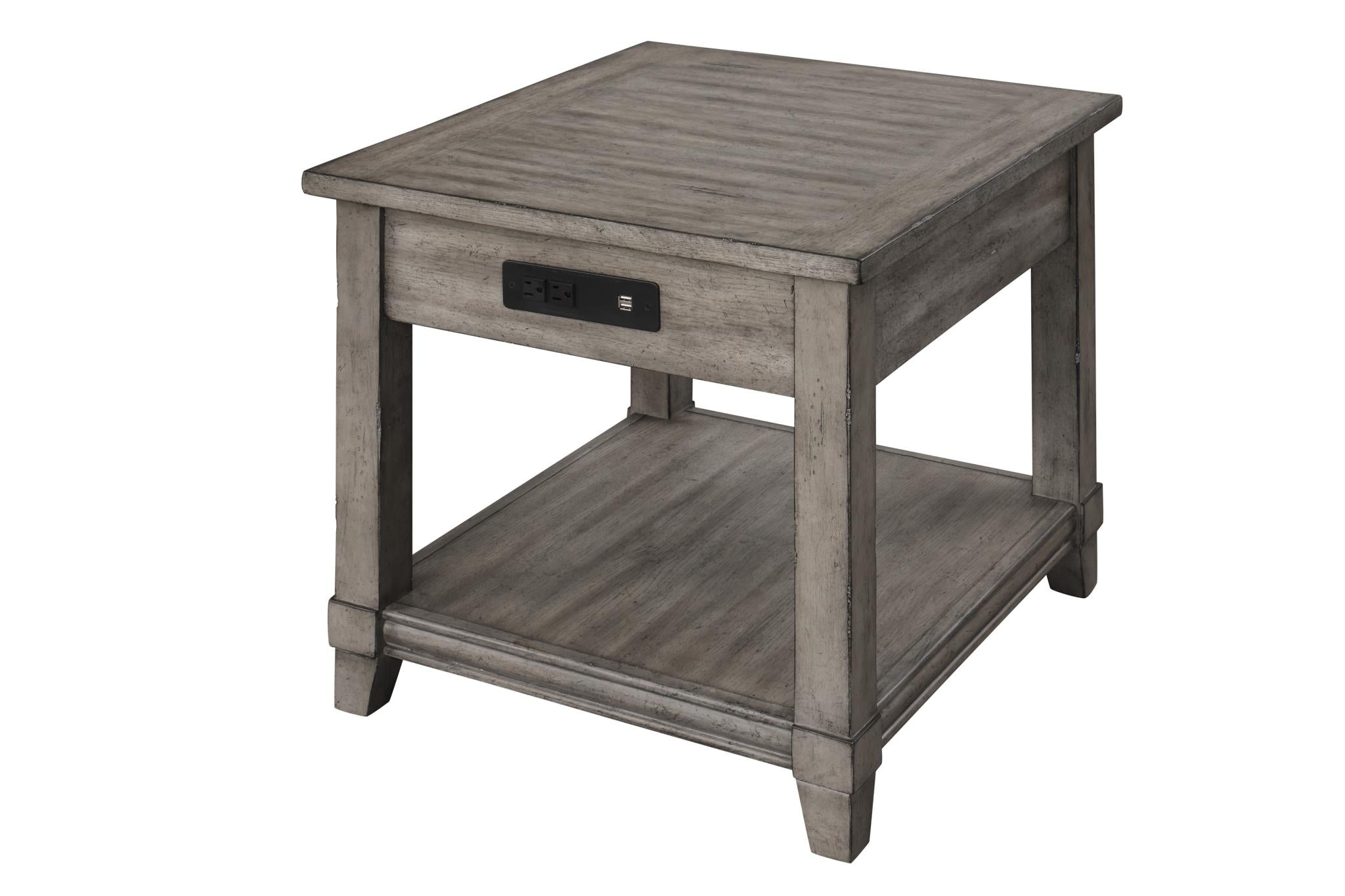 Rustic Gray Lift Top USB Coffee Table Set – My Furniture Place