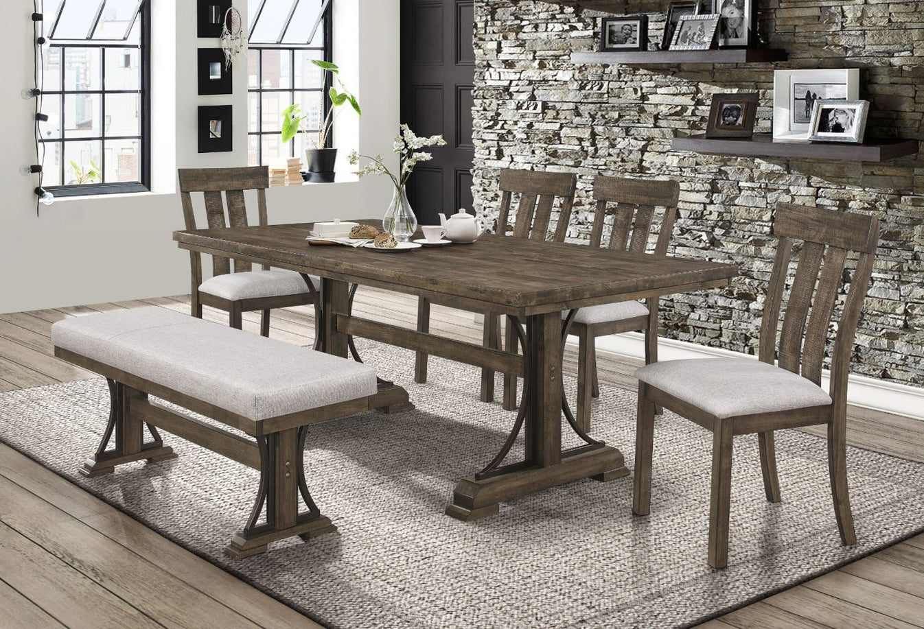 Quincy Butcher Block Dining Set – My Furniture Place