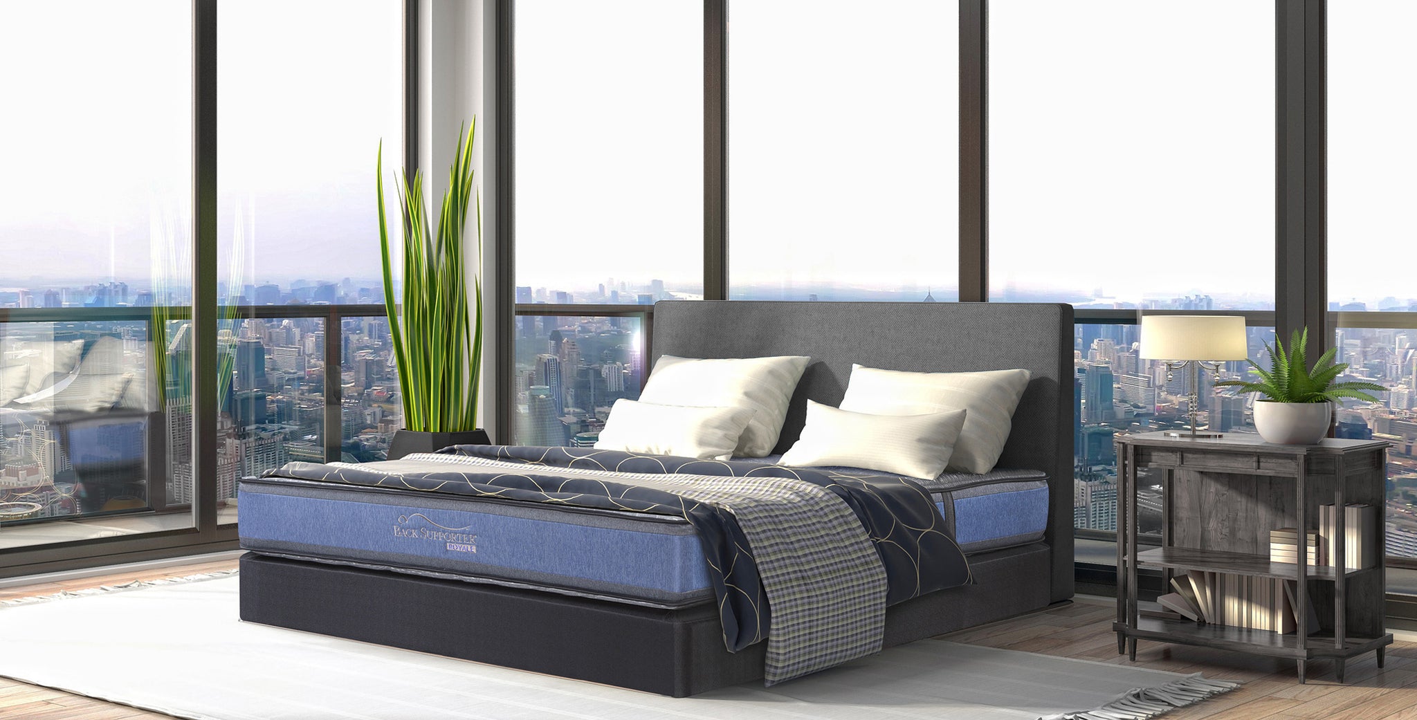 Spring Air Royale Lucia Plush Queen Mattress Set – My Furniture Place